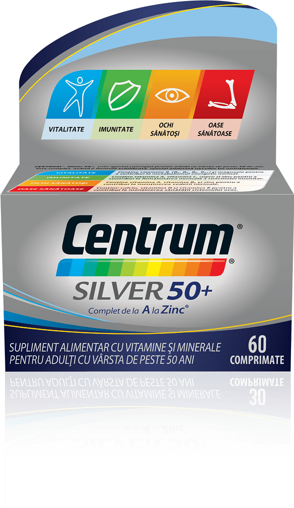 Centrum Silver 50 Pentru Barbati, 30 Comprimate, Haleon - Farmacia Morpheus