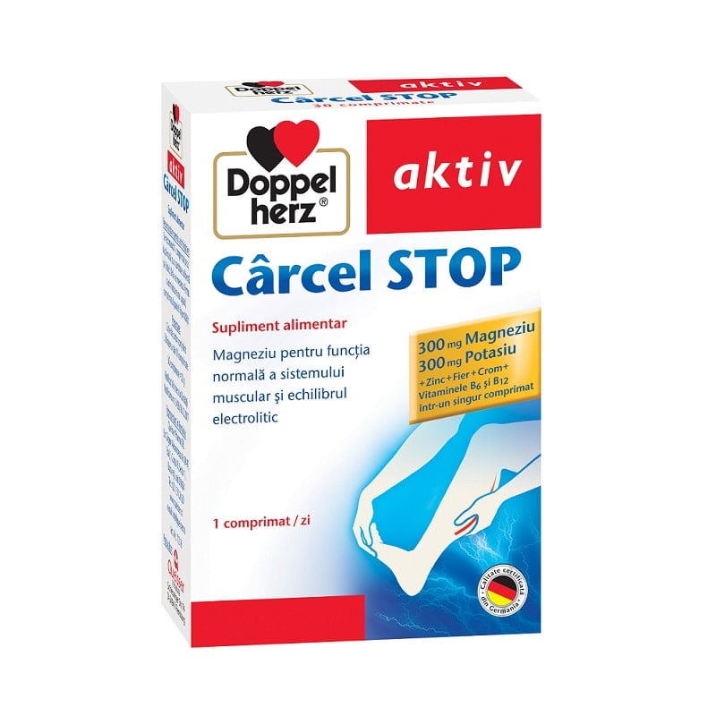 DOPPELHERZ Aktiv Carcel Stop, 30 comprimate - Farmacia Morpheus