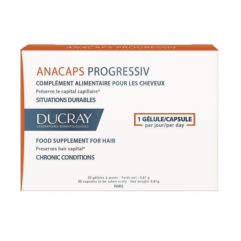 DUCRAY Supliment pentru par Anacaps Progressiv, 30 capsule - Farmacia ...