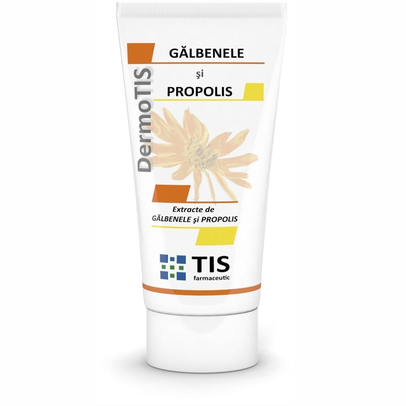 DermoTis unguent cu galbenele si propolis, 50 ml, Tis - Farmacia Morpheus