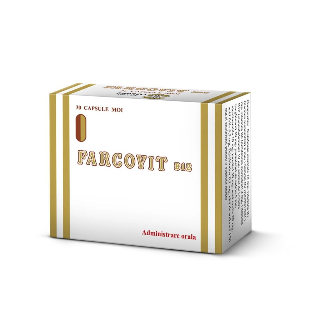 Farcovit B12, 30 capsule, Pharco - Farmacia Morpheus
