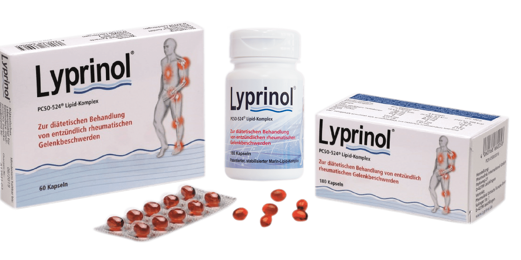 Lyprinol Complex lipidic marin, 180 capsule, Pharmalink - Farmacia Morpheus