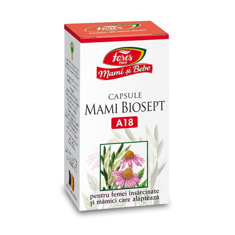 Mami&Bebe Biosept A18, 30 capsule, Fares - Farmacia Morpheus