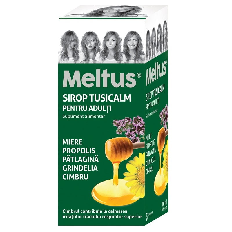 Meltus Tusicalm sirop pentru adulti ,100 ml, Solacium Pharma - Farmacia ...