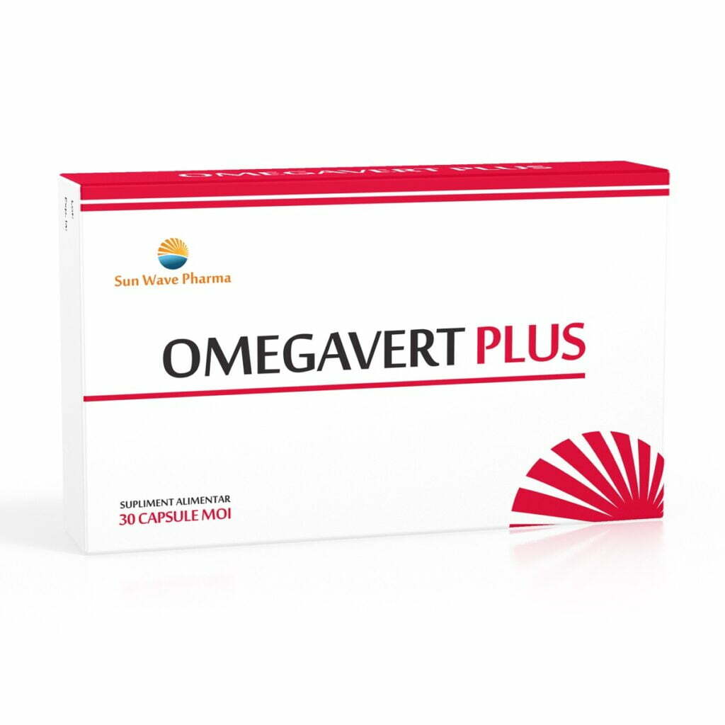 Omegavert Plus, 30 capsule, Sun Wave Pharma - Farmacia Morpheus