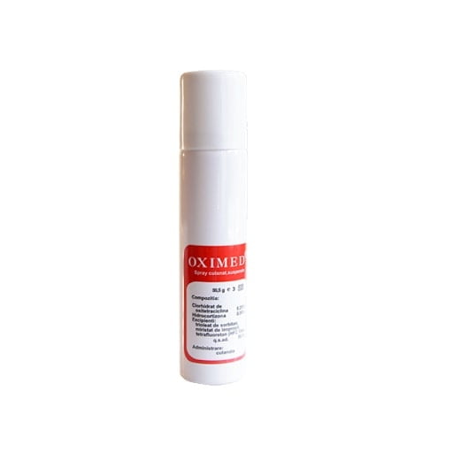 Oximed spray cutanat, 59,5 g, Mebra - Farmacia Morpheus