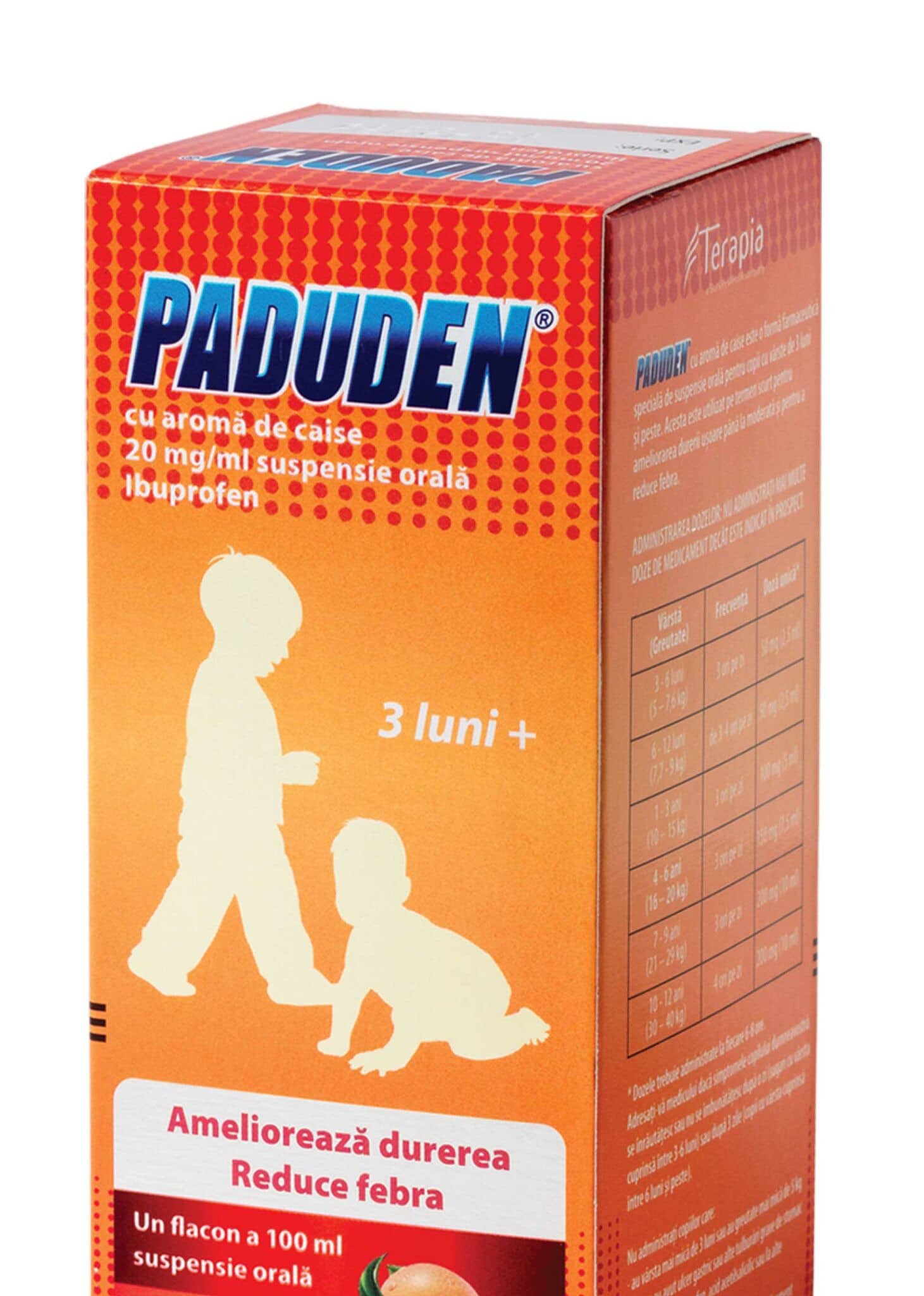 Paduden caise 20mg/ml suspensie orala, 100 ml, Terapia - Farmacia Morpheus