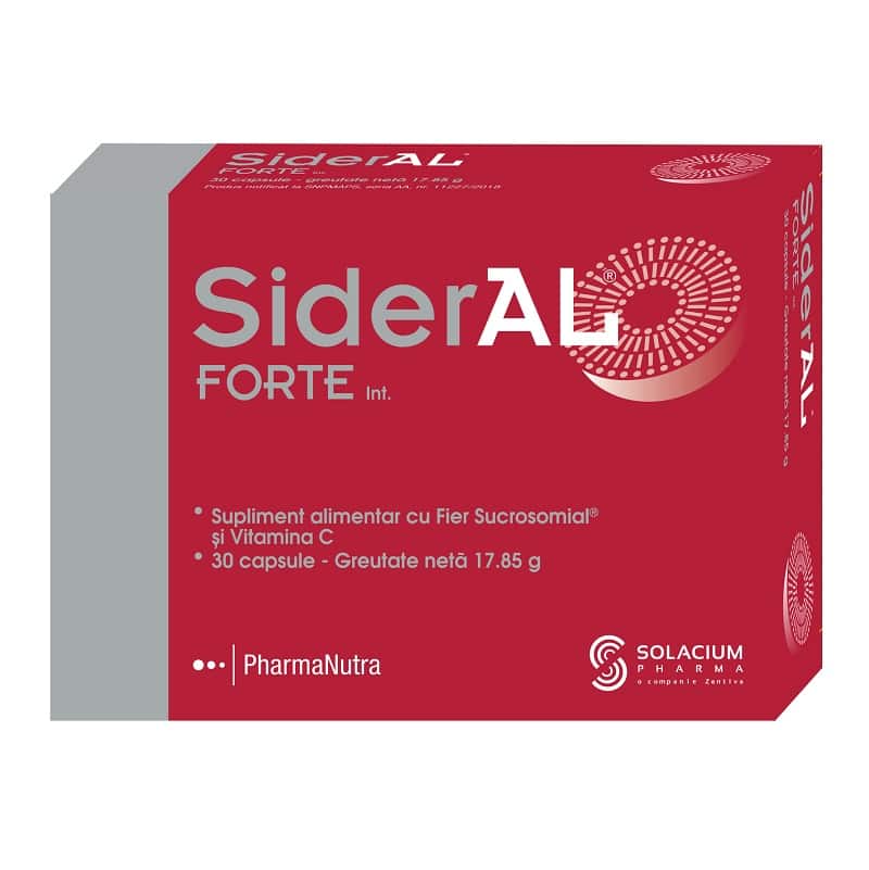 Sideral Forte, 30 capsule, Solacium Pharma - Farmacia Morpheus