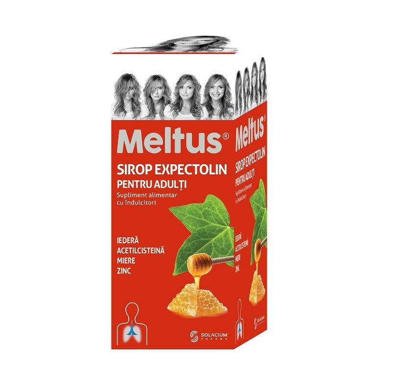 Sirop expectolin pentru adulti Meltus, 100 ml, Solacium Pharma - Farmacia Morpheus