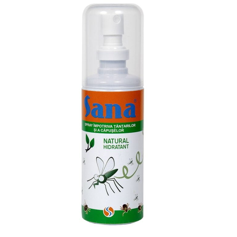 Spray impotriva tantarilor si capuselor, 100 ml, Sana - Farmacia Morpheus