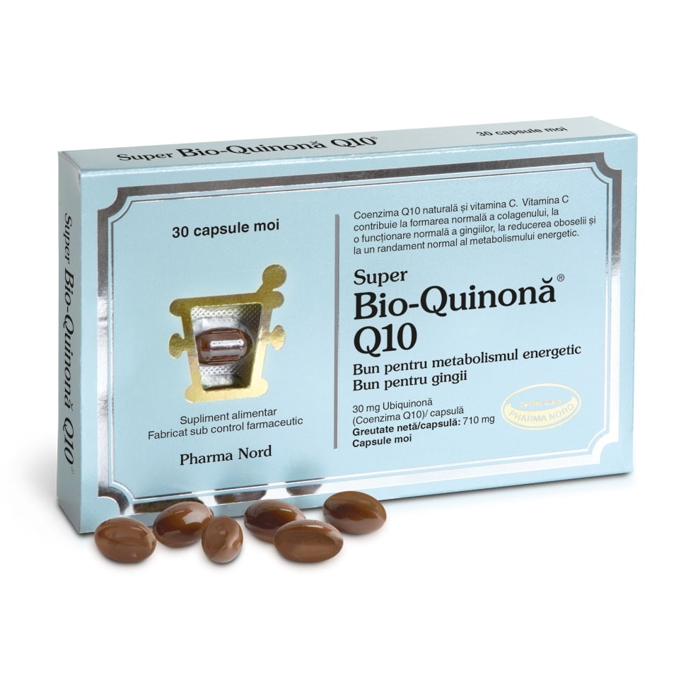 Super Bio-Quinona Q10 710 mg, 30 capsule, Pharma Nord - Farmacia Morpheus