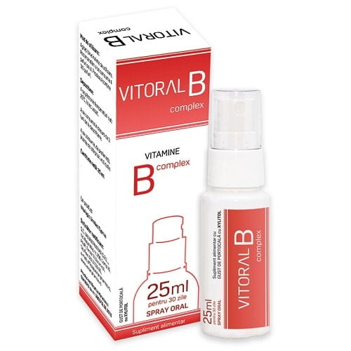 Vitamina B Complex Spray, 25 ml, Vitoral - Farmacia Morpheus