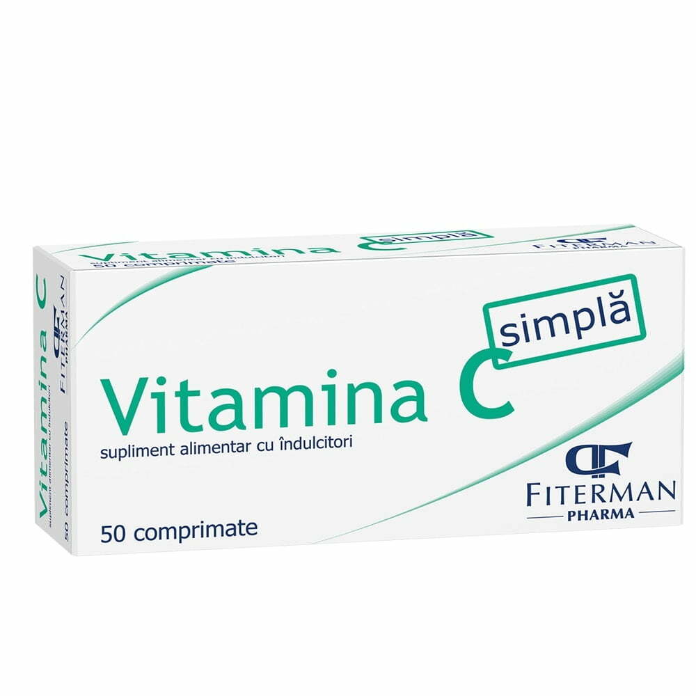Vitamina C , 50 comprimate, Fiterman Pharma - Farmacia Morpheus