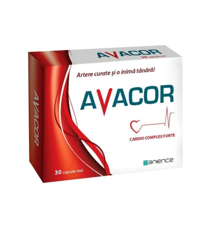 Avacor Cardio Complex Forte, 30 capsule, Sanience - Farmacia Morpheus