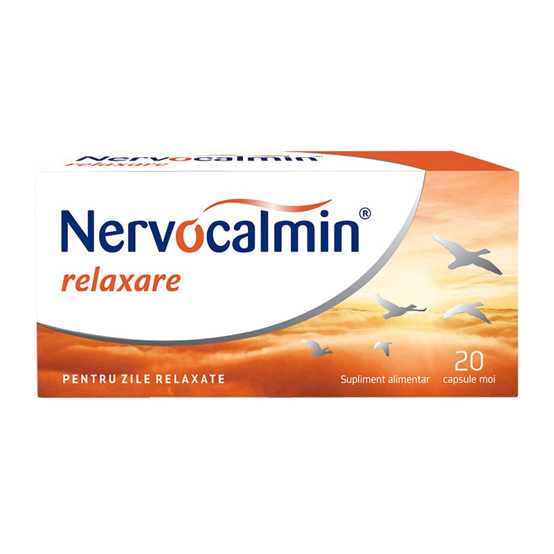 Nervocalmin Relaxare, 20 capsule, Biofarm - Farmacia Morpheus