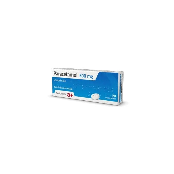 Paracetamol 500mg, 20 comprimate, Antibiotice - Farmacia Morpheus