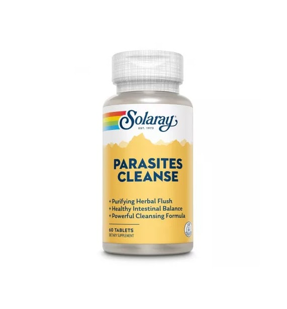 SECOM Parasites Cleanse, 60 Tablete, Solaray - Farmacia Morpheus