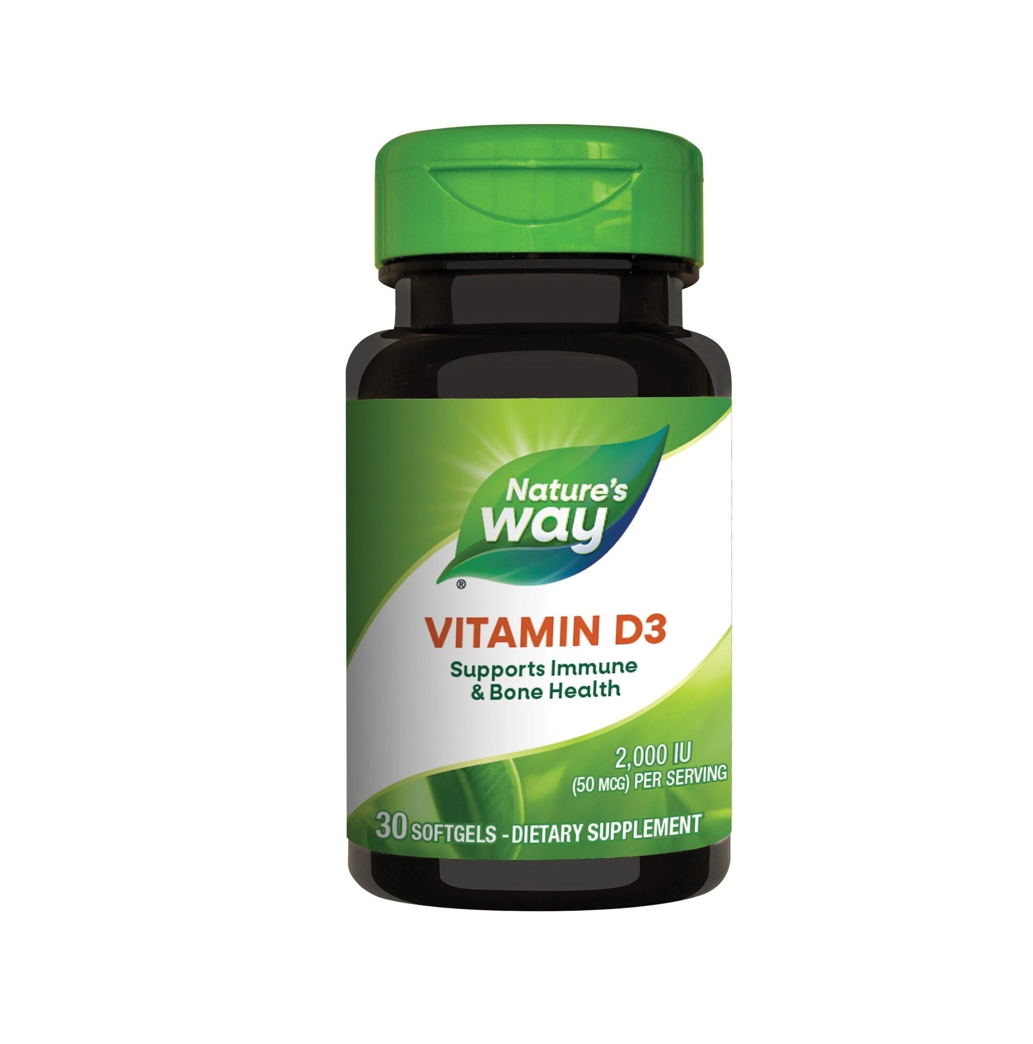 SECOM Vitamina D3 2000 UI, 30 capsule, Nature's Way - Farmacia Morpheus