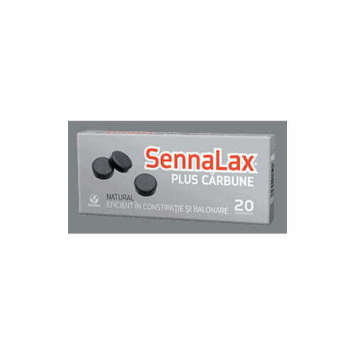 SennaLax plus Carbun, 20 comprimate, Biofarm - Farmacia Morpheus