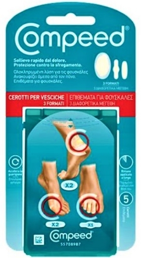COMPEED Plasturi Tratare Basici Mixt, x5buc, Perrigo - Farmacia Morpheus