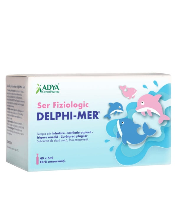Delphi-Mer Ser Fiziologic, 40 monodoze x 5 ml, Adya Green Pharma ...