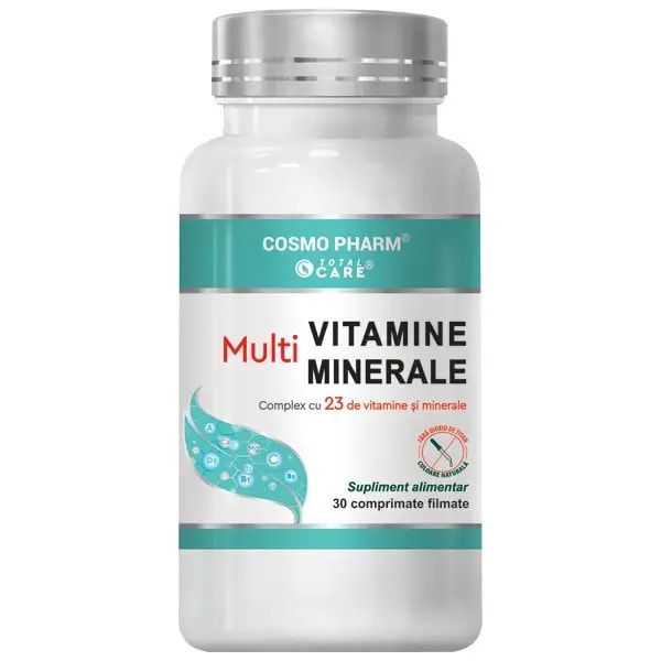 Multivitamine + Multiminerale, 30 Comprimate, Cosmopharm - Farmacia ...