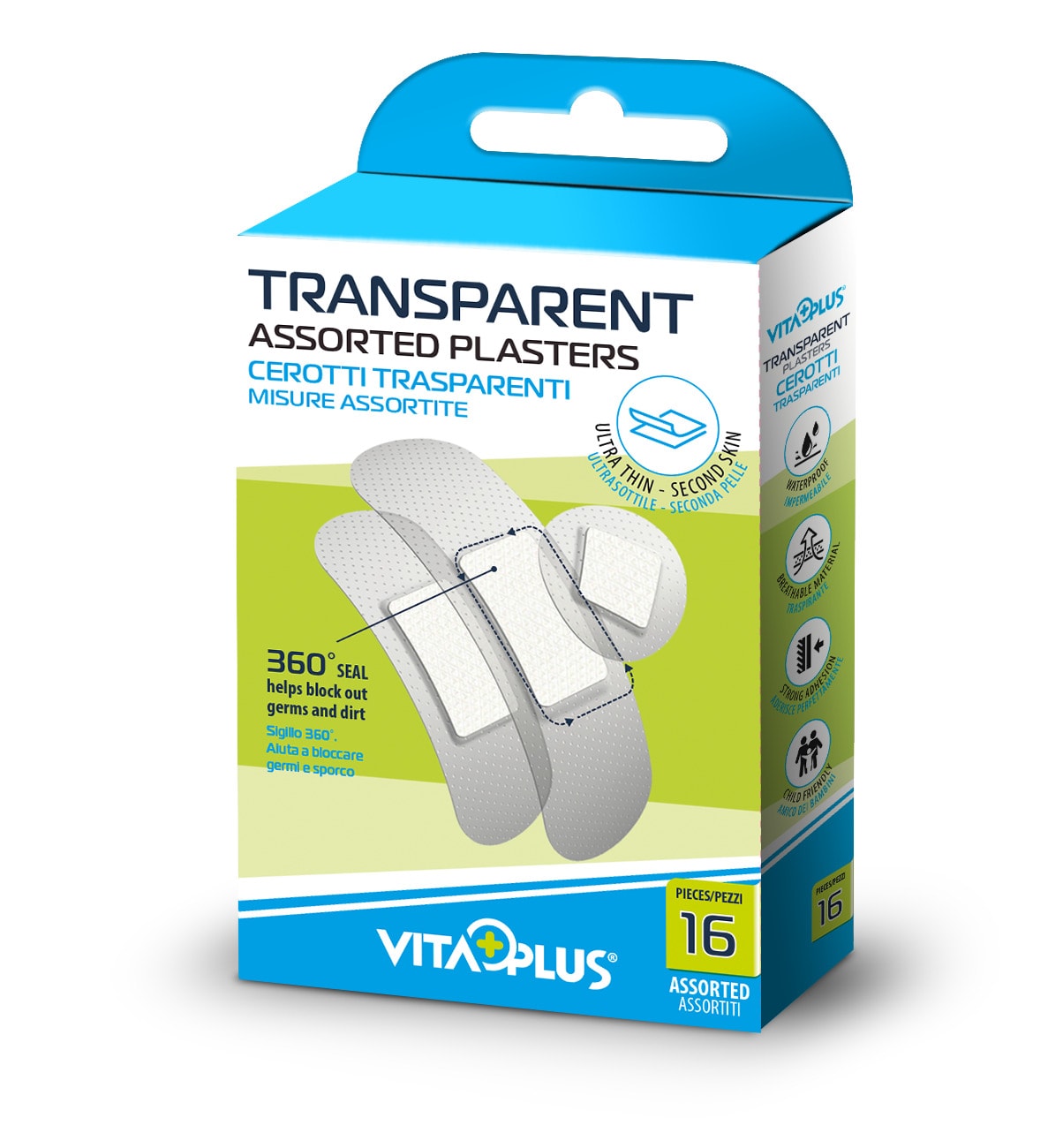 Vita Plus – plasturi transparenti asortati – VP61321 - Farmacia Morpheus