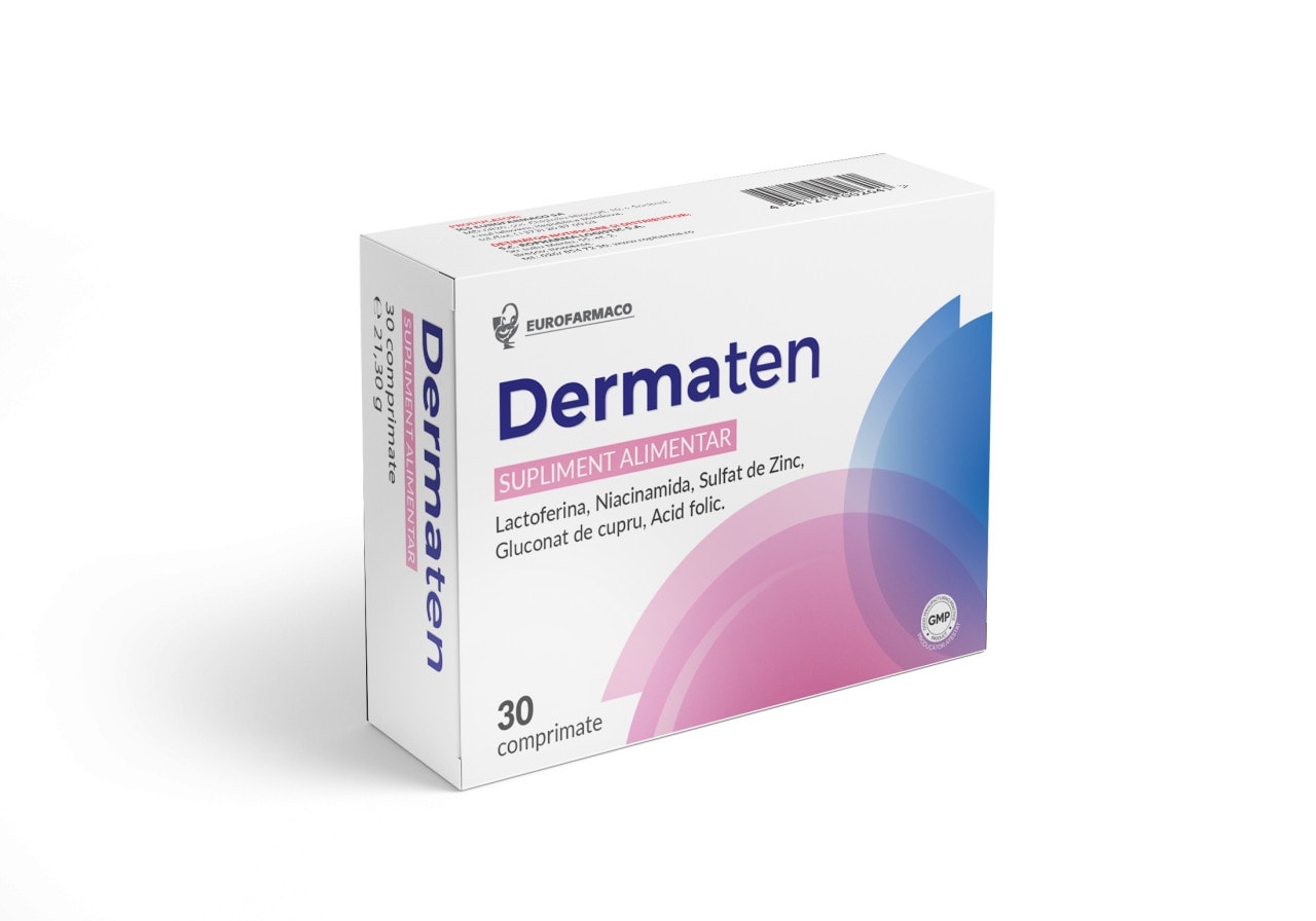 Dermaten, 30 comprimate, Eurofarmaco - Farmacia Morpheus