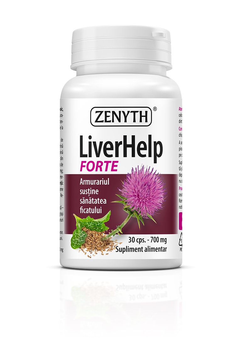 Liver Help Forte, 30 Capsule, Zenyth - Farmacia Morpheus