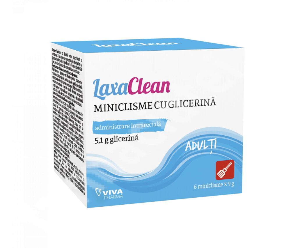 Miniclisme cu Glicerina Pentru Adulti LaxaClean, 6 Microclisme, Viva ...