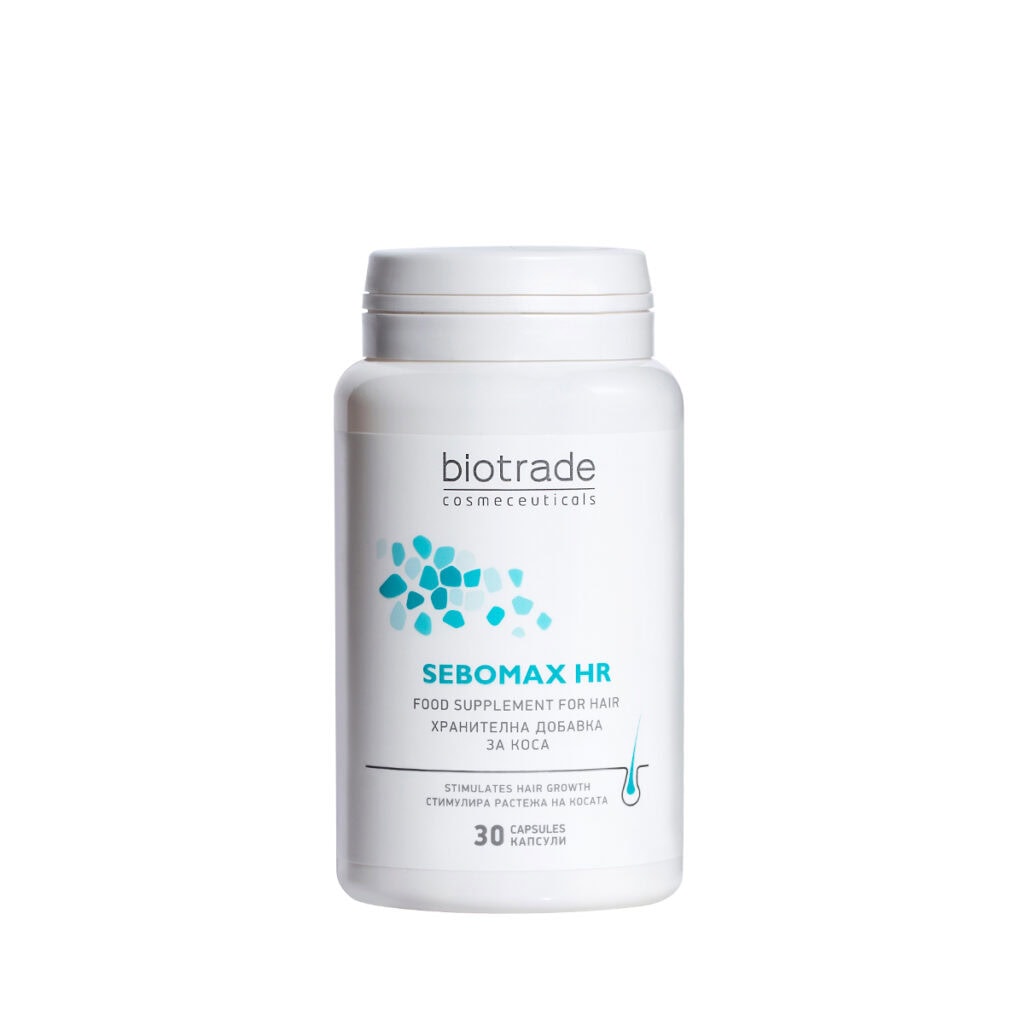 BIOTRADE Sebomax HR Supliment Pentru Par, 30 Capsule - Farmacia Morpheus
