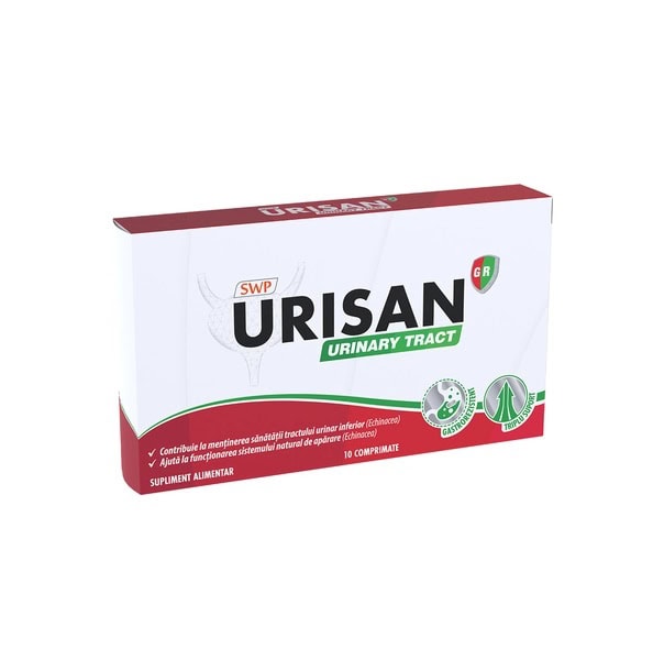 Urisan GR Urinary Tract, 10 Comprimate, Sun Wave Pharma - Farmacia Morpheus