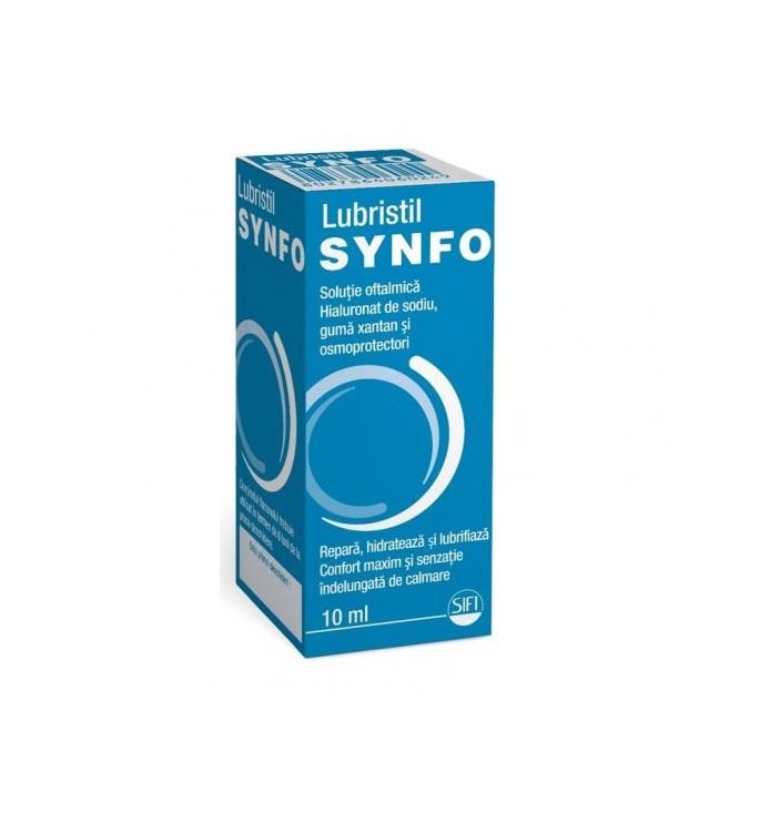 Solutie Oftalmica Lubristil Synfo, 10 ml, SIFI - Farmacia Morpheus
