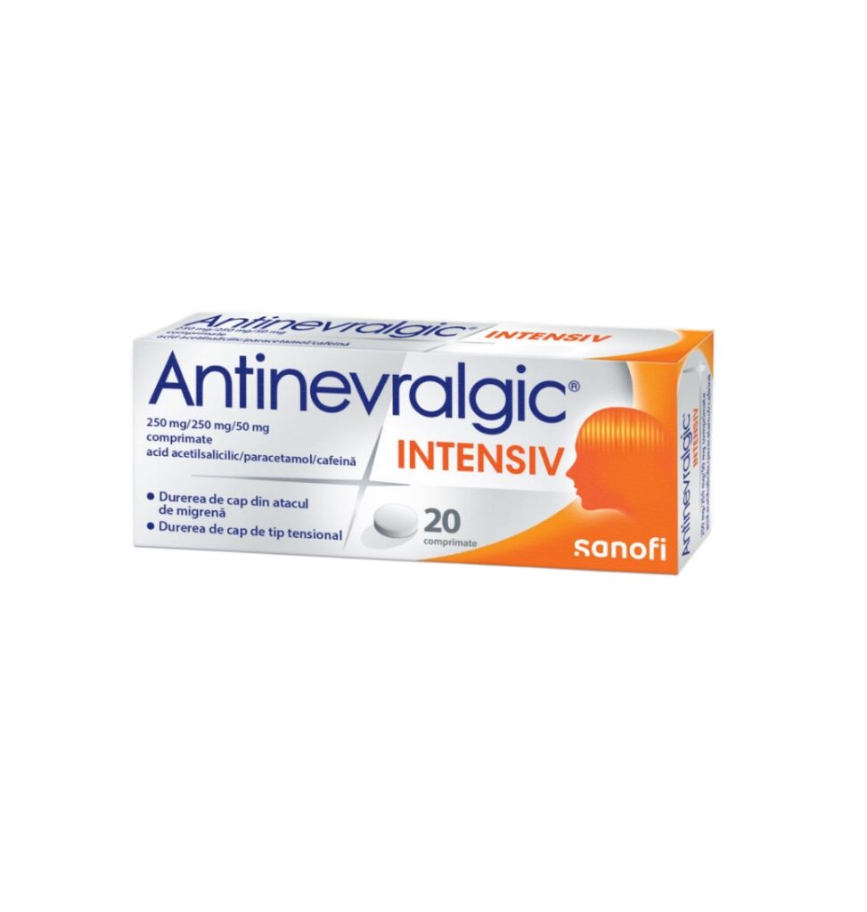 Antinevralgic Intensiv, 250mg/250mg/50mg, 20 Comprimate, Sanofi ...