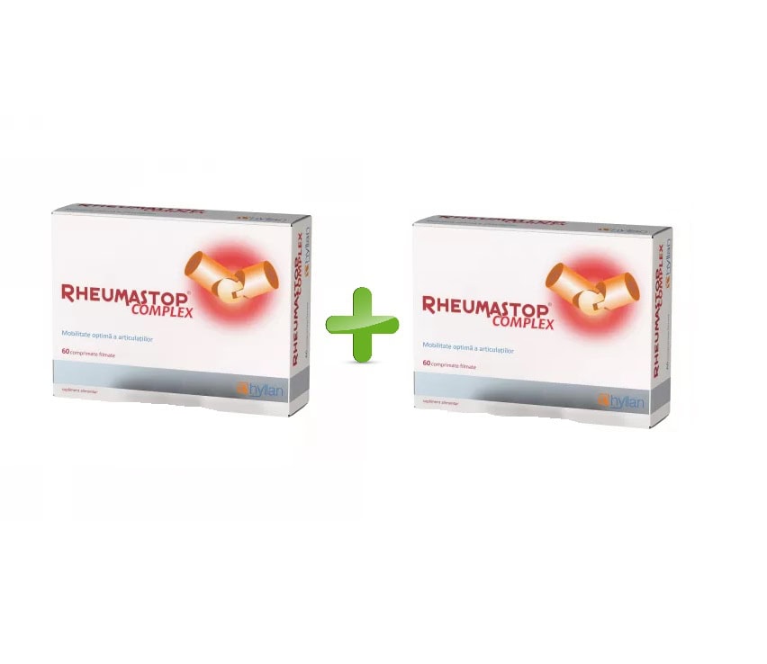 Pachet Rheumastop Complex, 60 + 60 Comprimate, Hyllan - Farmacia Morpheus