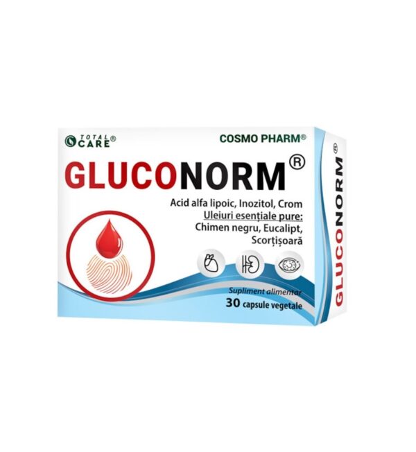 Gluconorm, 30 Capsule Vegetale, Cosmopharm - Farmacia Morpheus
