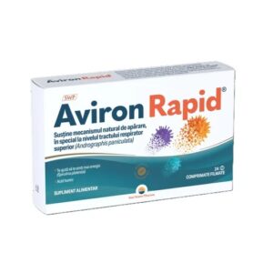 Aviron Rapid, 24 Comprimate Filmate, Sun Wave Pharma - Farmacia Morpheus